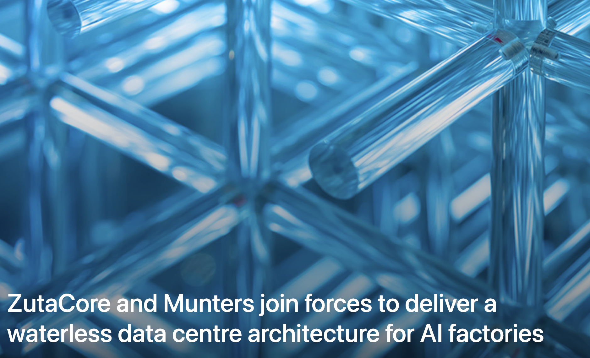 ZutaCore and Munters join forces to deliver a waterless data centre architecture for AI factories
